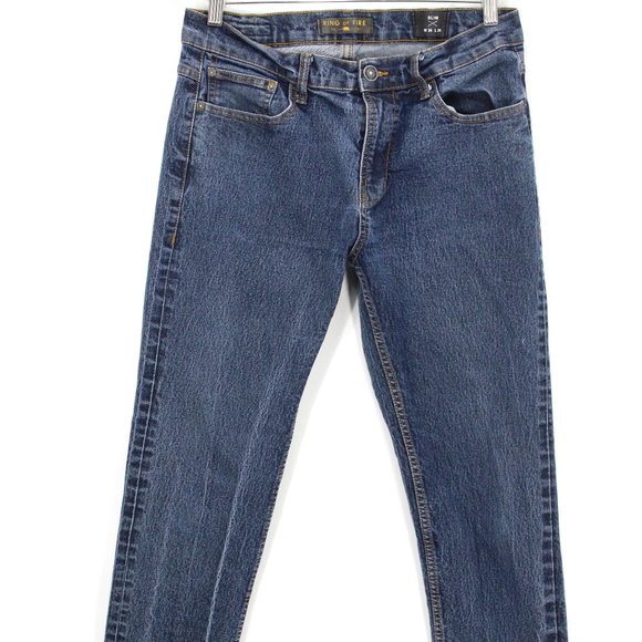 Ring of Fire | Jeans | Ring Of Fire Jeans Mens Blue Denim Slim Fit ...